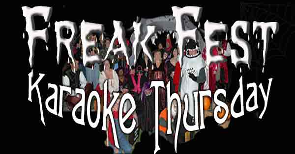 Karaoke Thursday, A Pre-Freak Fest Weekend Event, October 13, 2022 ...